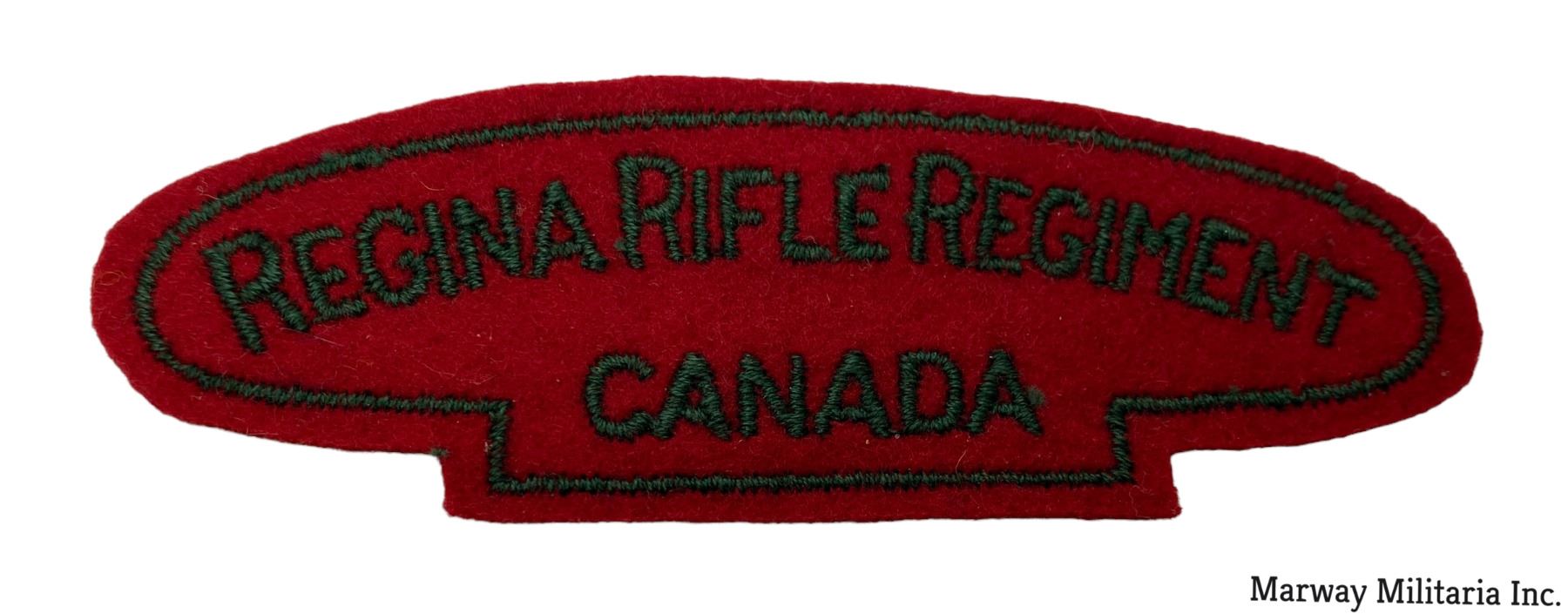 Regina Rifles & Royal Winnipeg Rifles Shoulder Title Lot