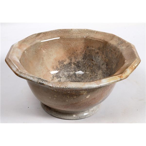 Wash Basin Ironstone 12 Sided Ss Central America Treasure 159481