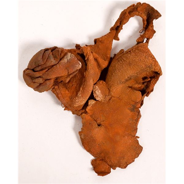 Leather Gold Poke Ss Central America Treasure 160897