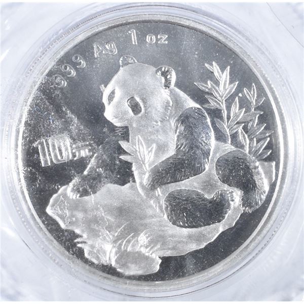 1998 ONE OUNCE .999 SILVER CHINESE PANDAS