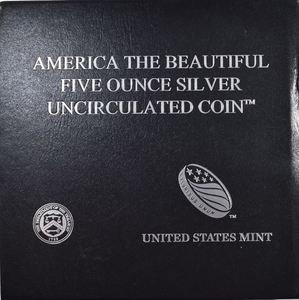 2020 ATB VERMONT 5 OZ SILVER QUARTER OGP