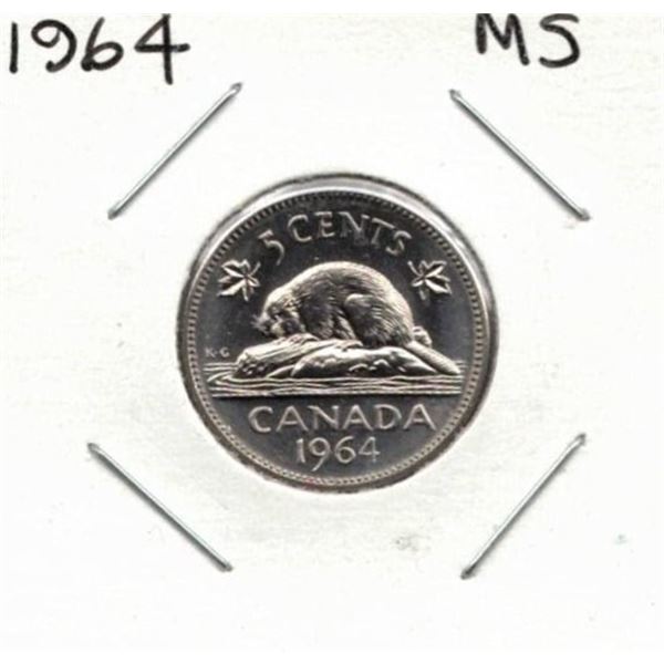 1964 Canadian Five Cent