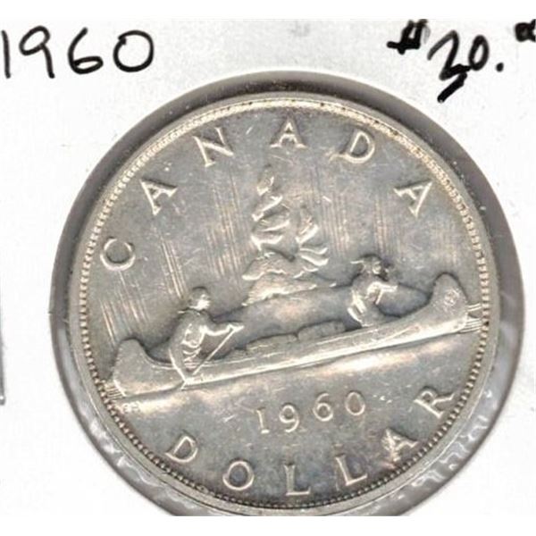 1960 Canadian Silver Dollar