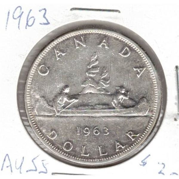 1963 Canadian Silver Dollar