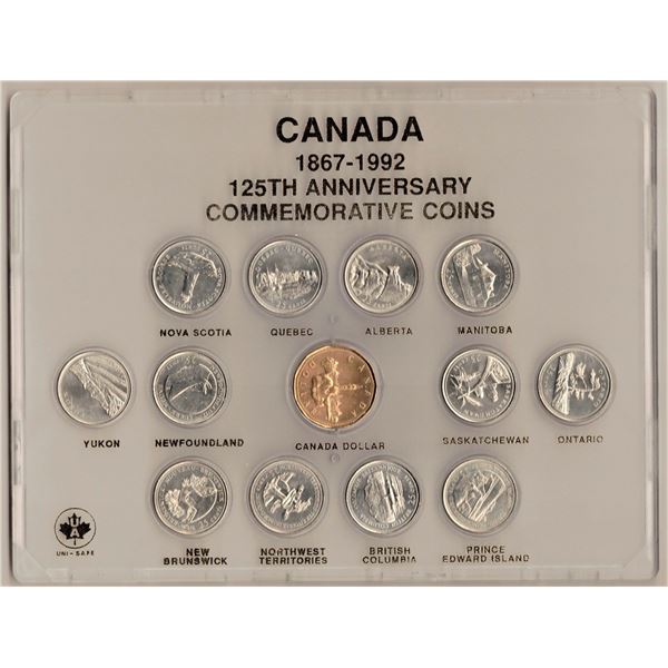 1867-1992 125th Anniversary Coin Set