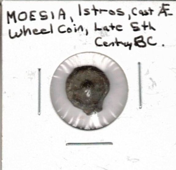 Late 5th Century BC Wheel Coin