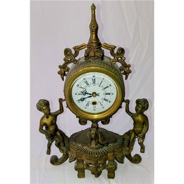 Hermetic Brevettato Bronze Clock
