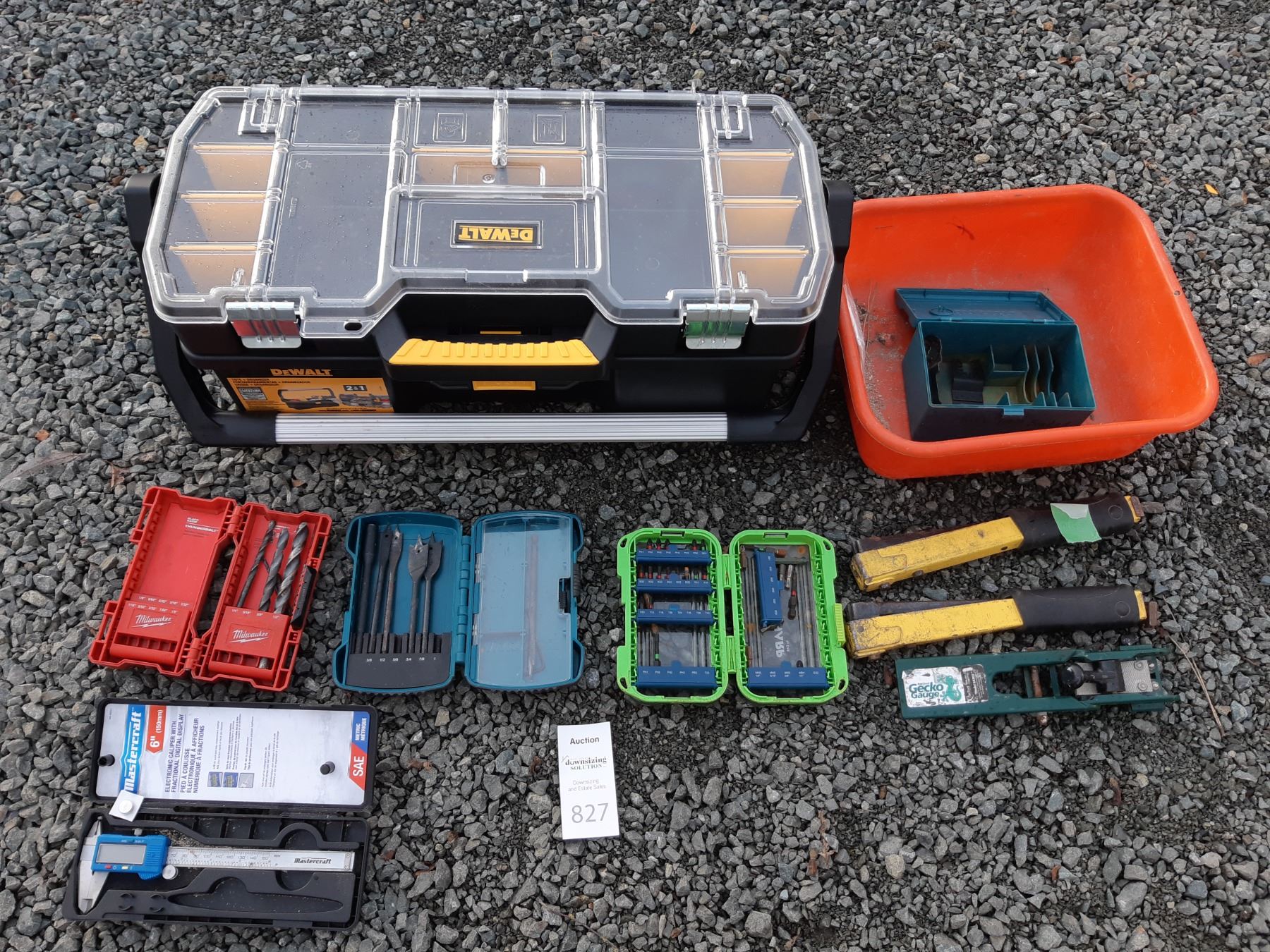 DeWalt Tool Box & Drill Bits Cat B