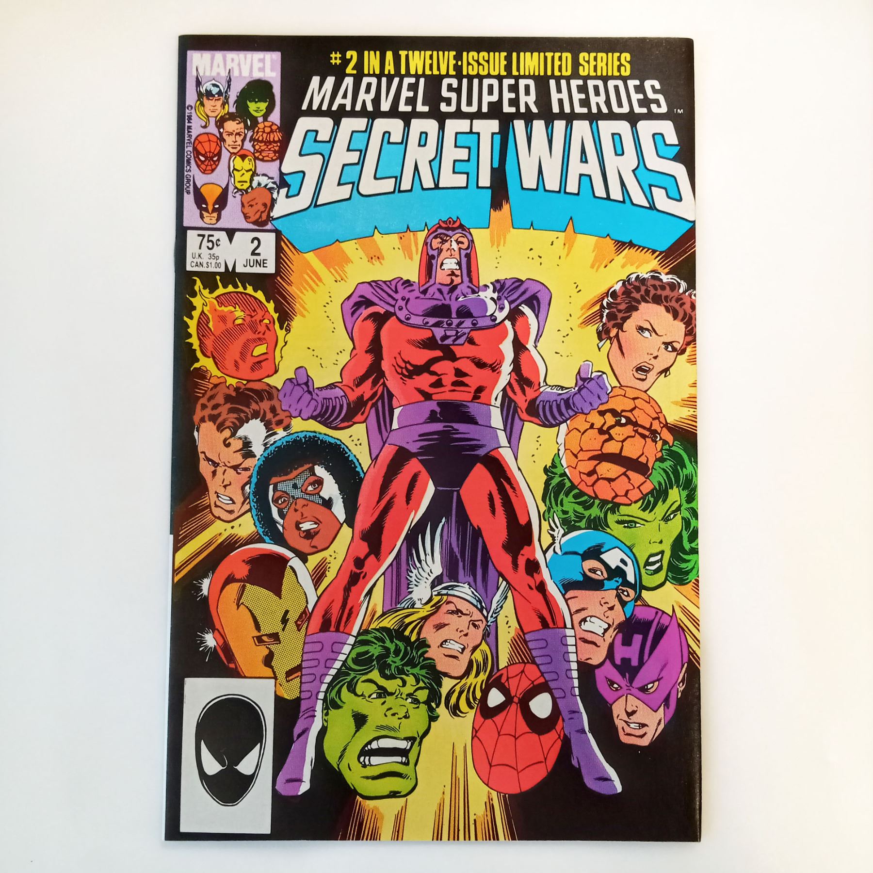 SECRET WARS #2 1984 comic book Marvel