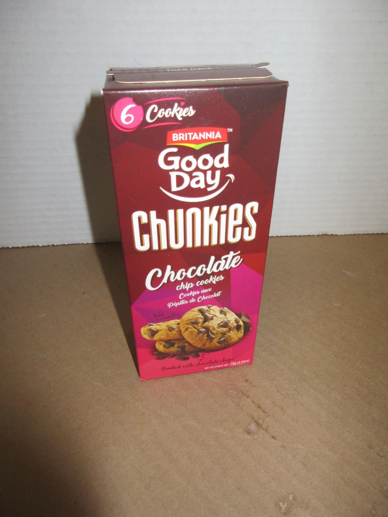 SHELF PULLS (AS IS): GOOD DAY CHUNKIES CHCOLATE CHIP COOKIES (75G/6 ...