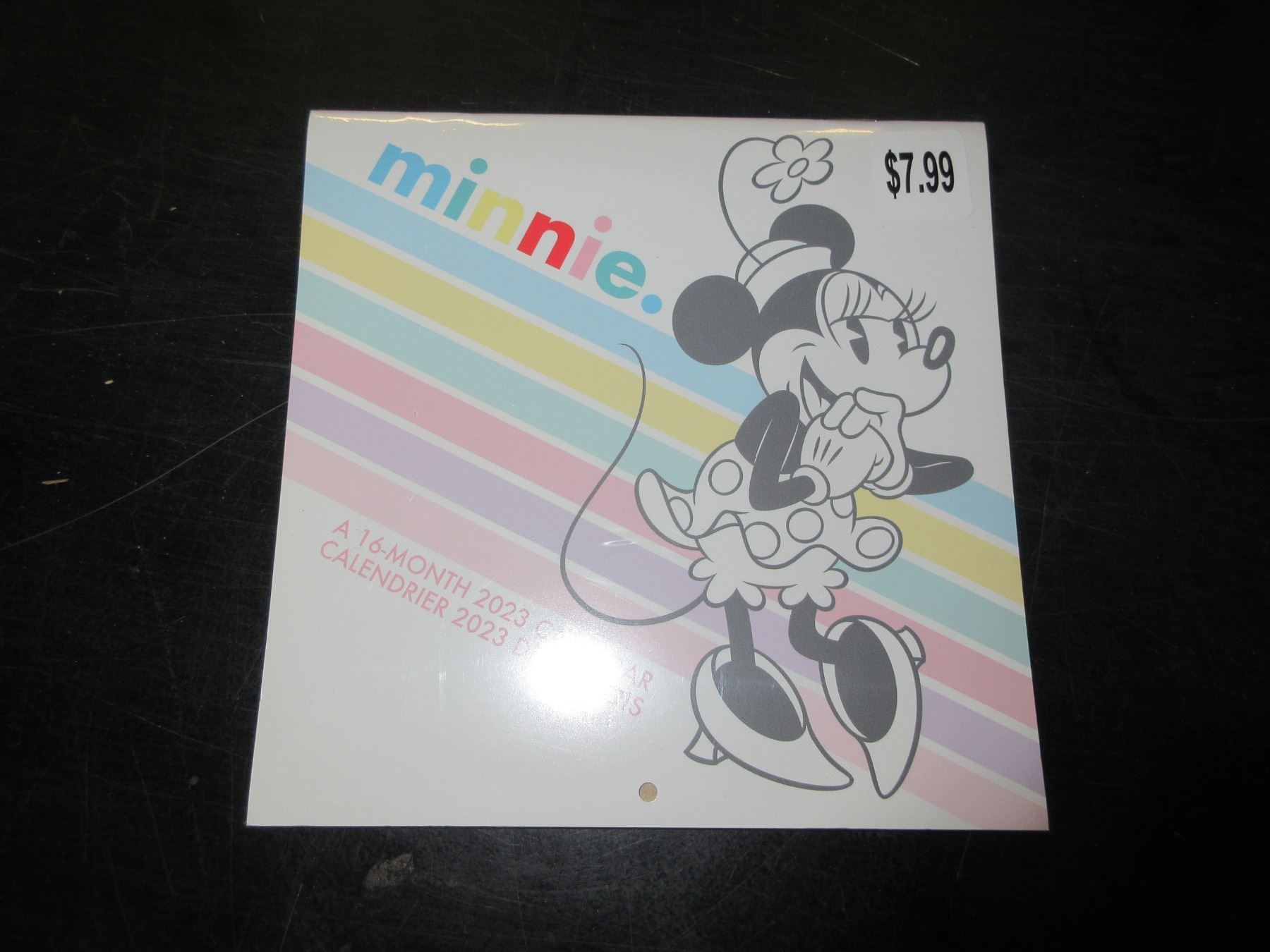 16 MONTH CALENDAR 2023 "MINNIE MOUSE" (7" X 7")