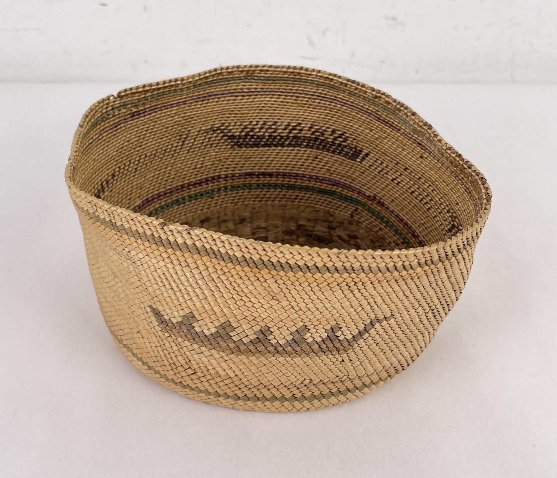Makah Northwest Coast Native American Basket