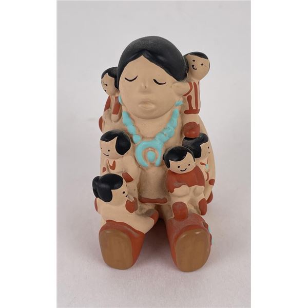 Navajo Indian Pottery Storyteller
