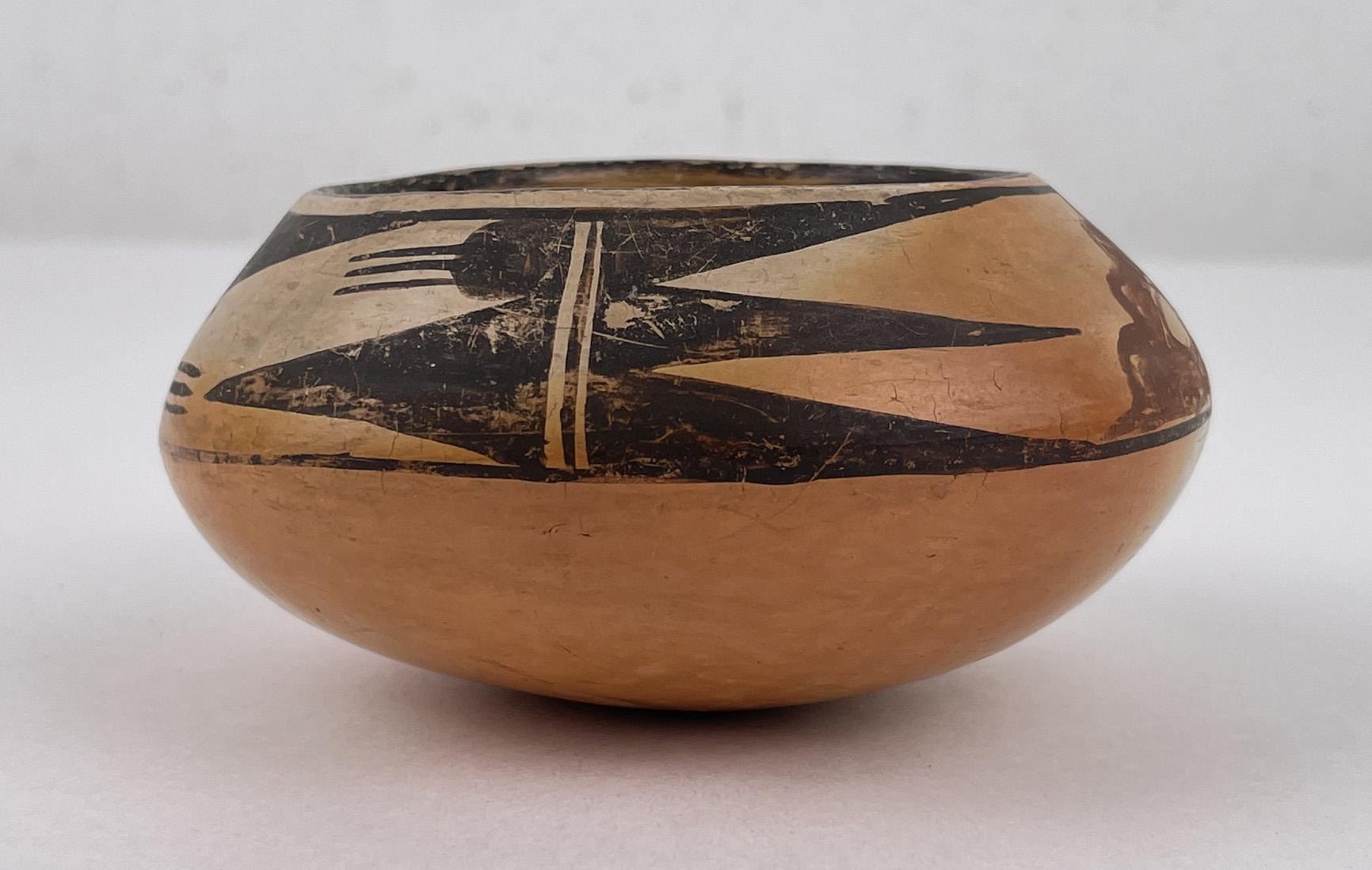 Antique Hopi Indian Pottery Pot Bowl