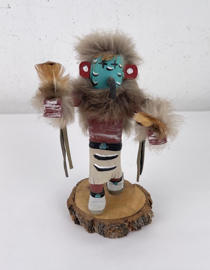 R. Yazzie Roadrunner Hopi Kachina Doll