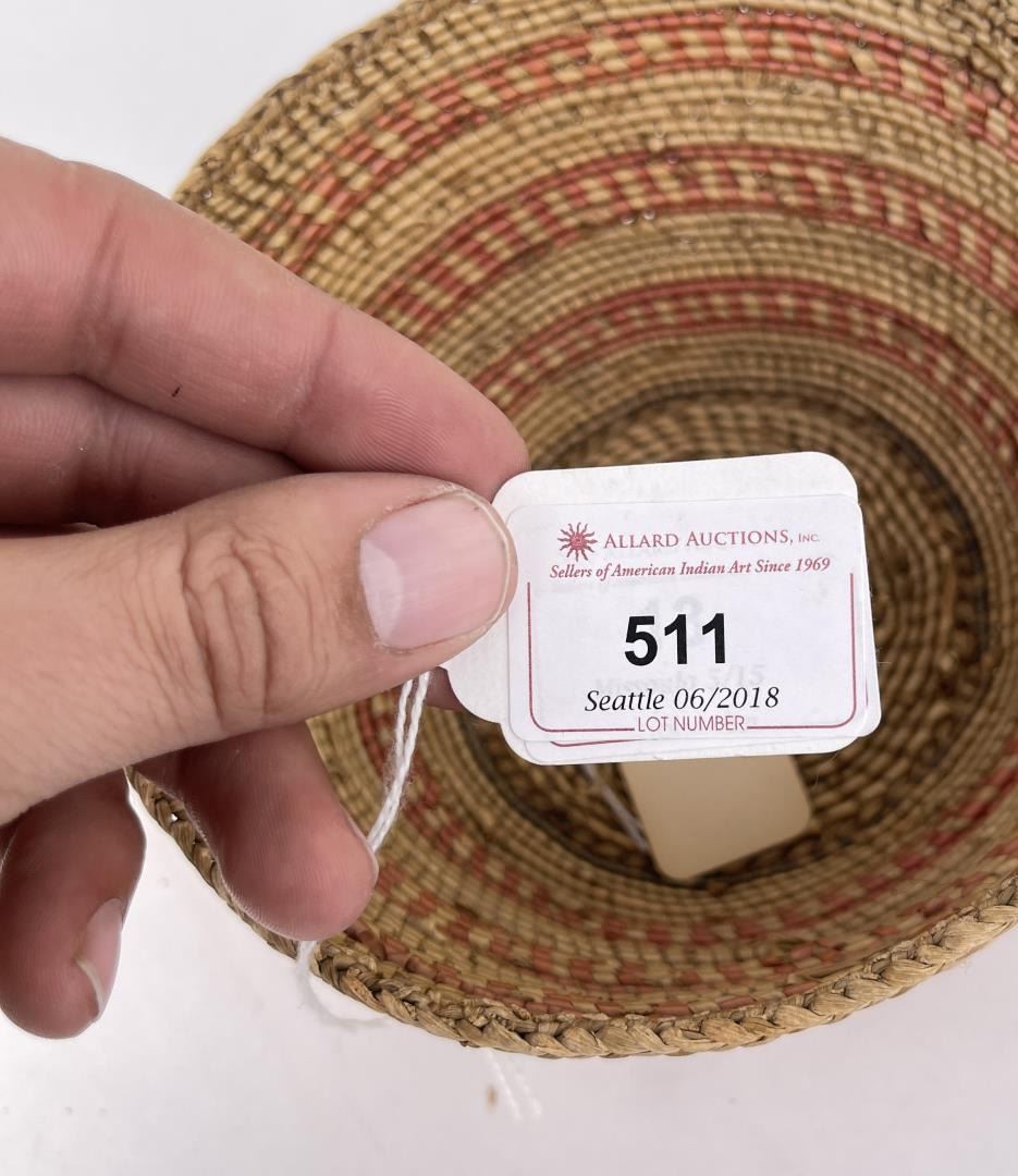 Chehalis Tribe Native American Indian Basket