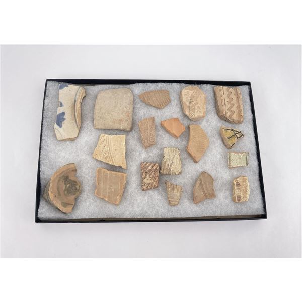 Group of Ancient Indian Pottery Shards