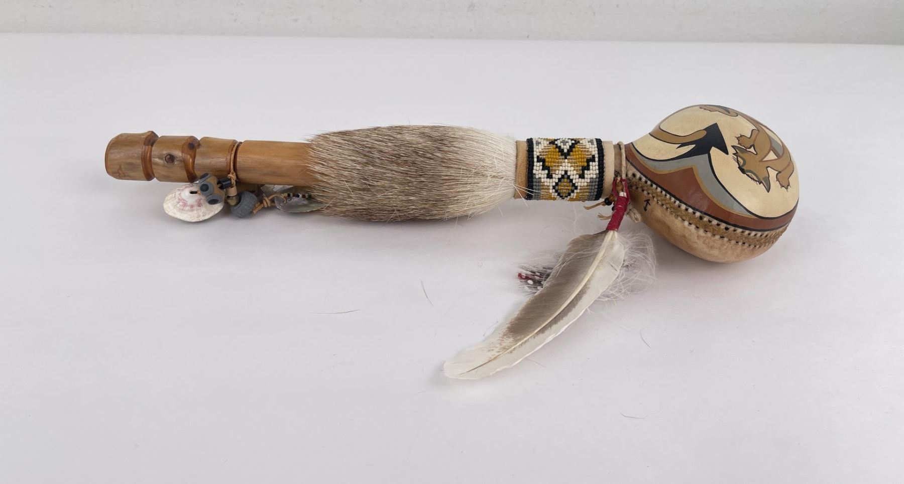 Native American Indian Made Dance Rattle