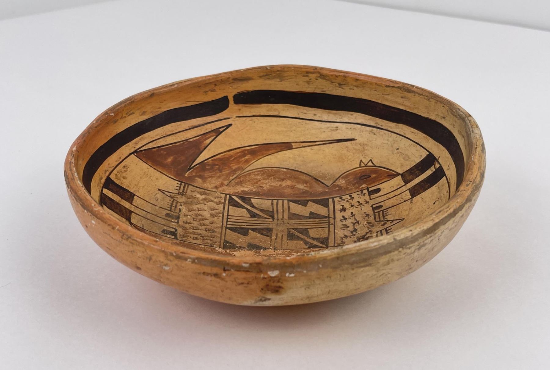 Antique Hopi Indian Pottery Pot Bowl