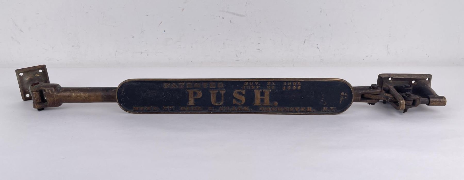 Antique Hugh E. Clark Door Push