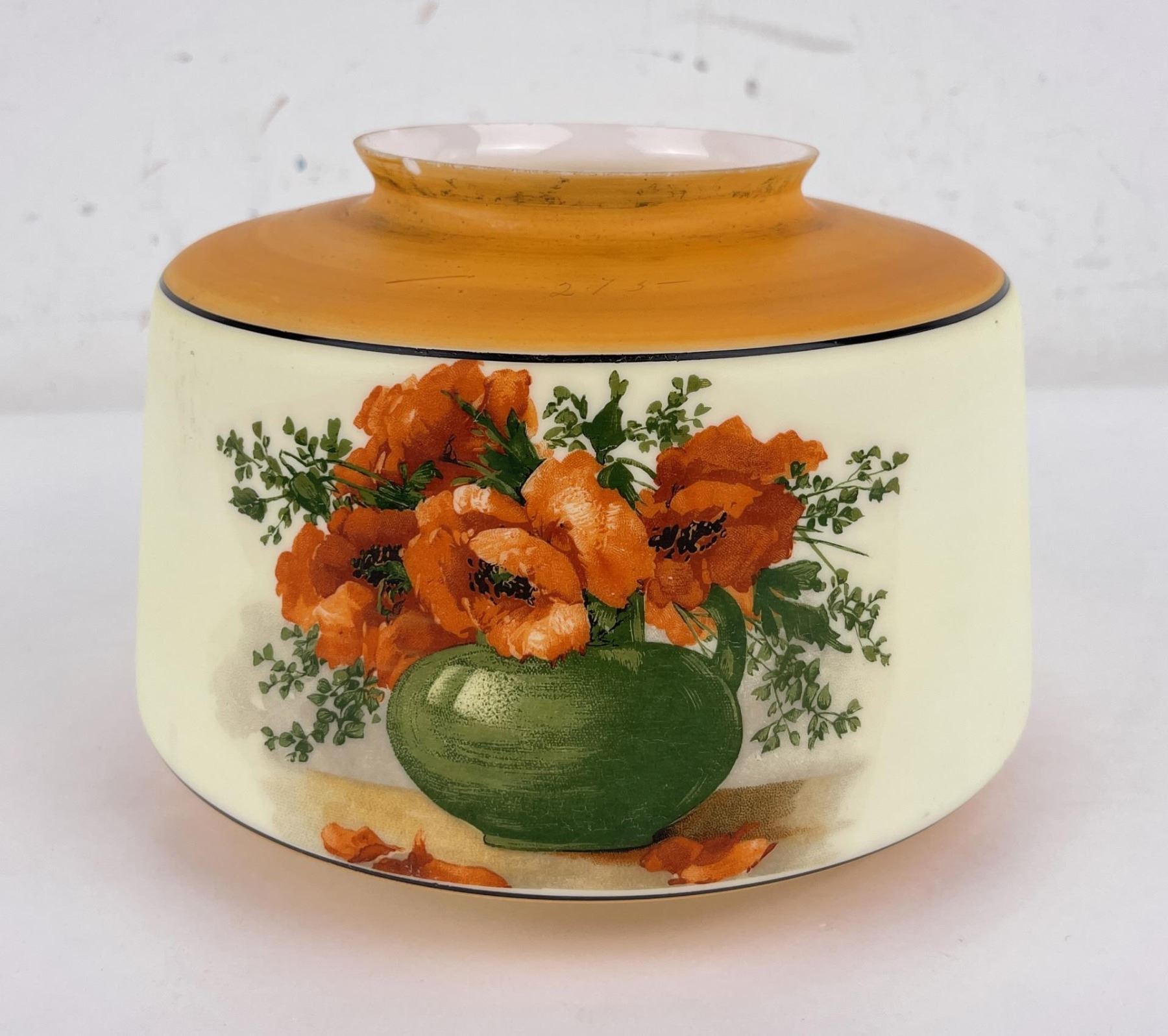 Antique Poppy Lamp Shade