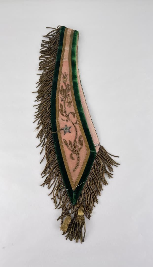 Antique Masonic Sash Scarf
