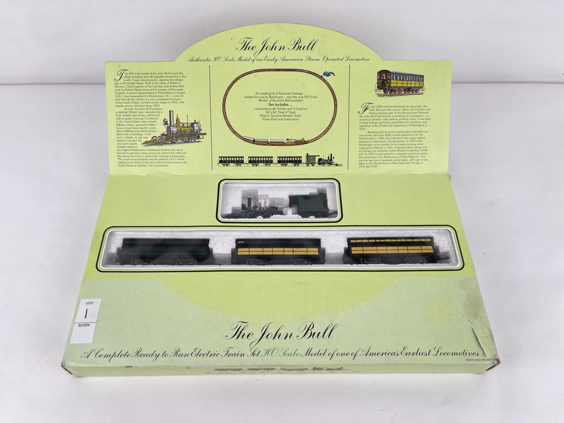 Bachmann John Bull HO Scale Locomotive Set
