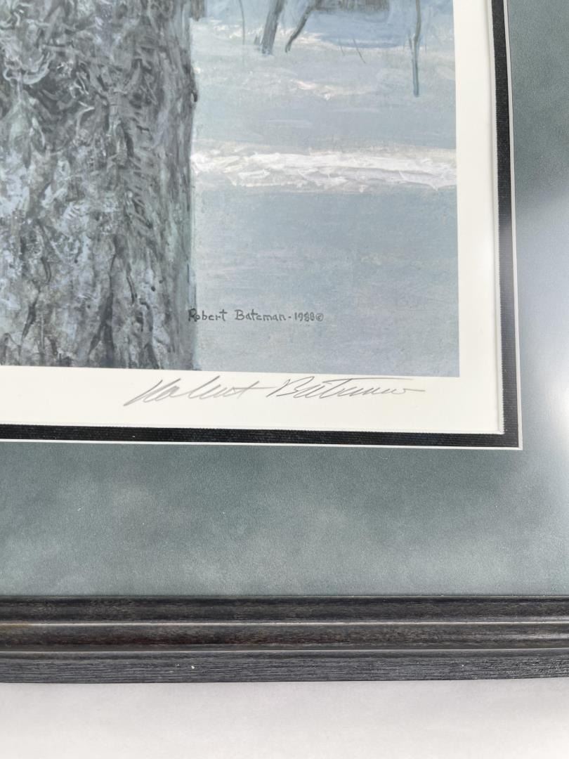 Robert Bateman Midnight Black Wolf Print