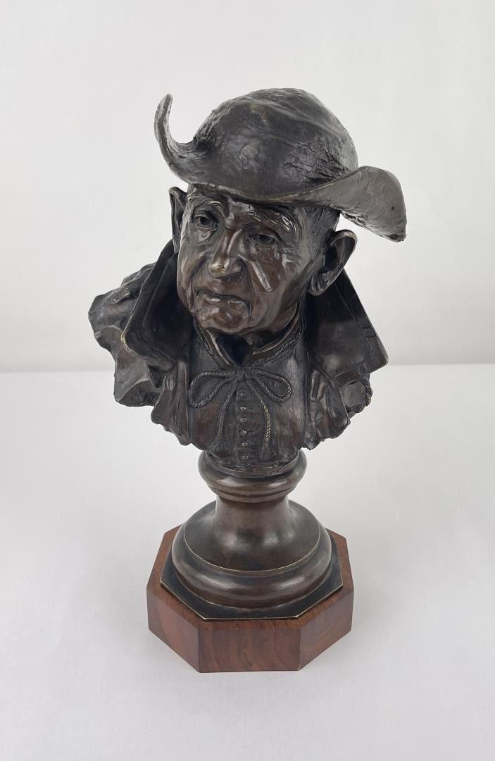 Antique Bronze Bust of Pope Saint John XXIII