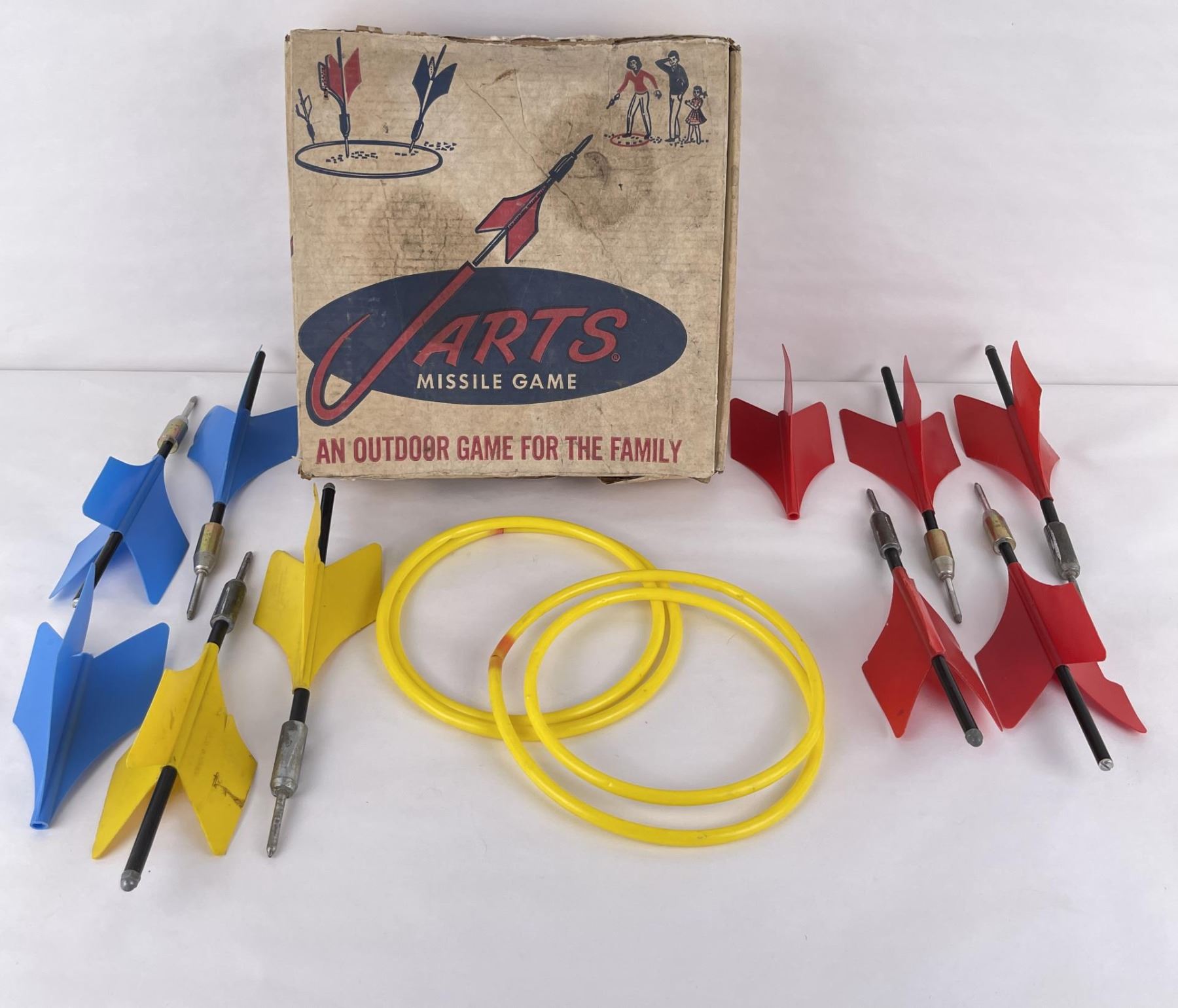 Vintage Jarts Lawn Darts Game