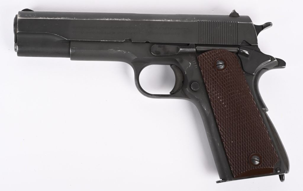 BRITISH PROOFED WW2 COLT 1911-A1 45 PISTOL MFG. 44