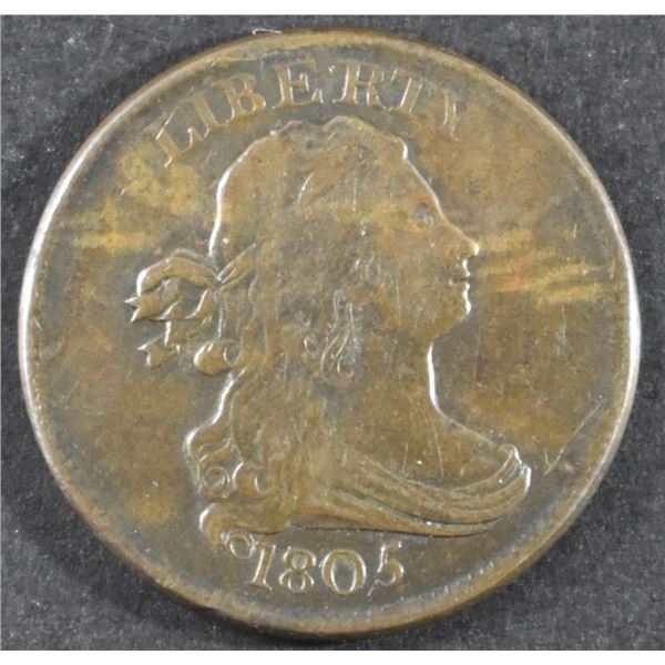 1805 HALF CENT AU