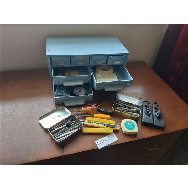 Mini Tool Chest With Assortment Of Tools Beck Auctions Inc