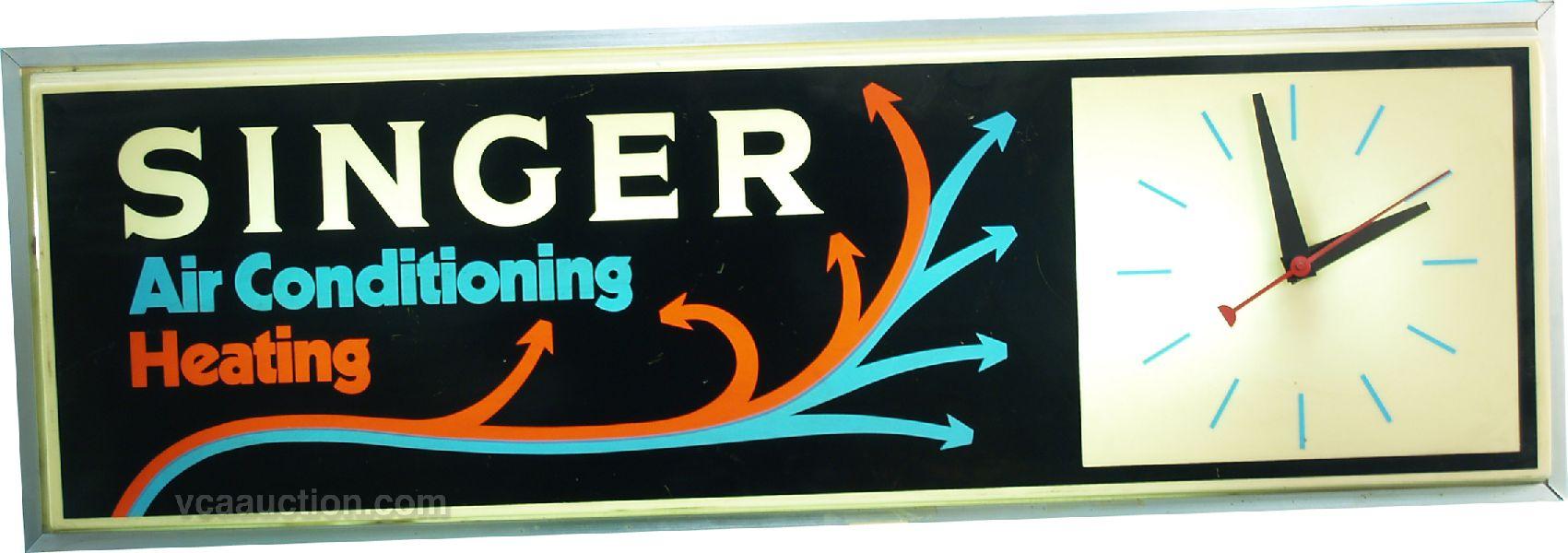 Singer Air Conditioning/Heating, Plastic, Electric Ligh