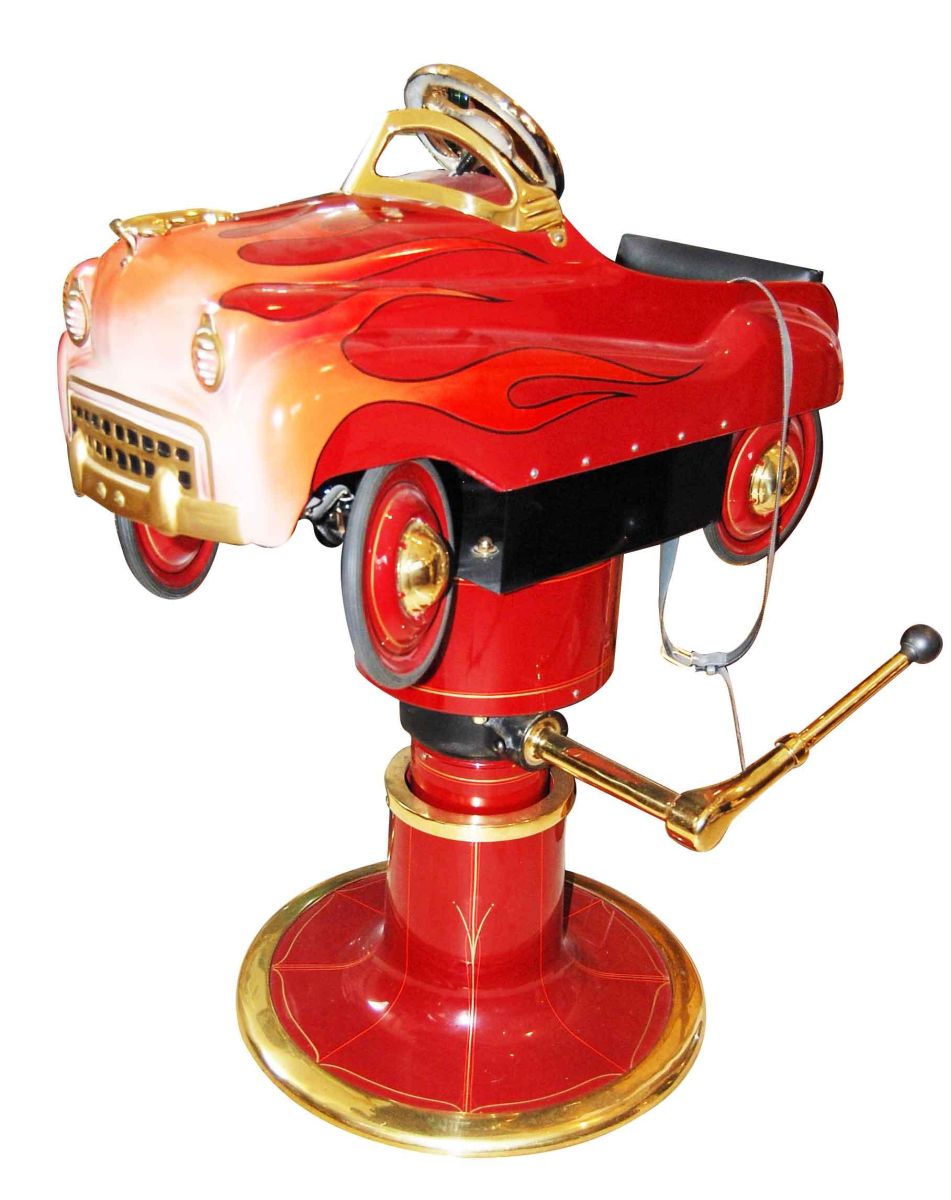 Pedal Car Style Child's Barber Chair