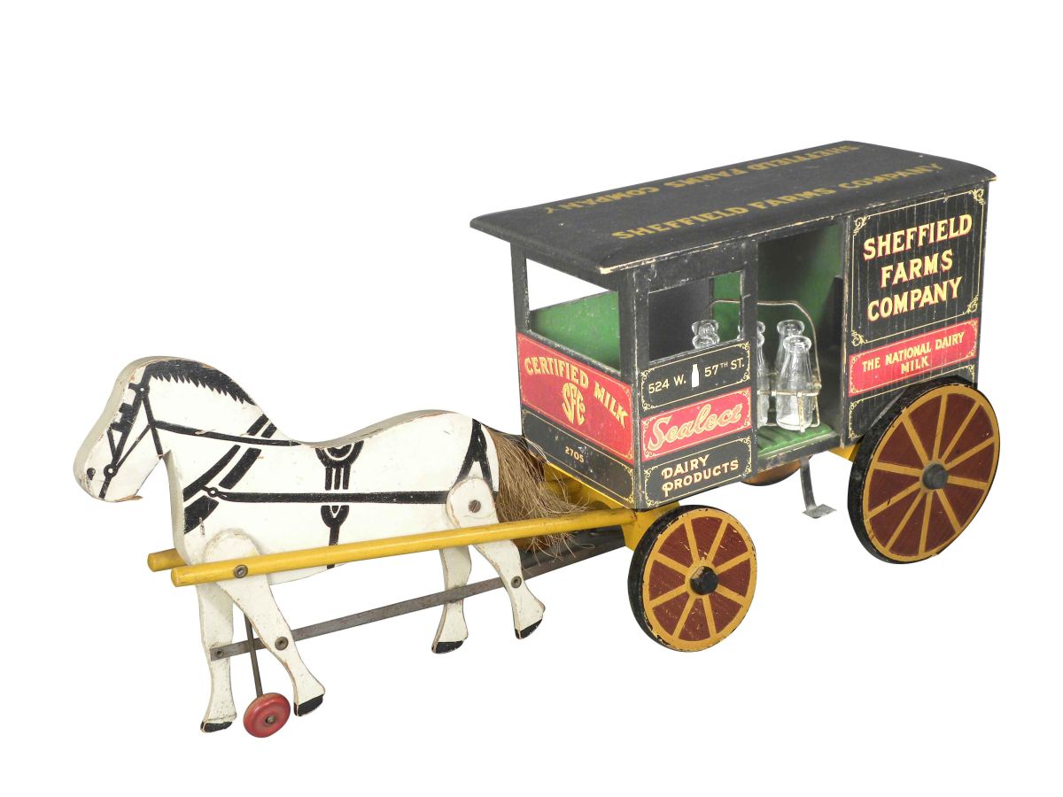 Sheffield Farms Company Horse Drawn Milk Wagon