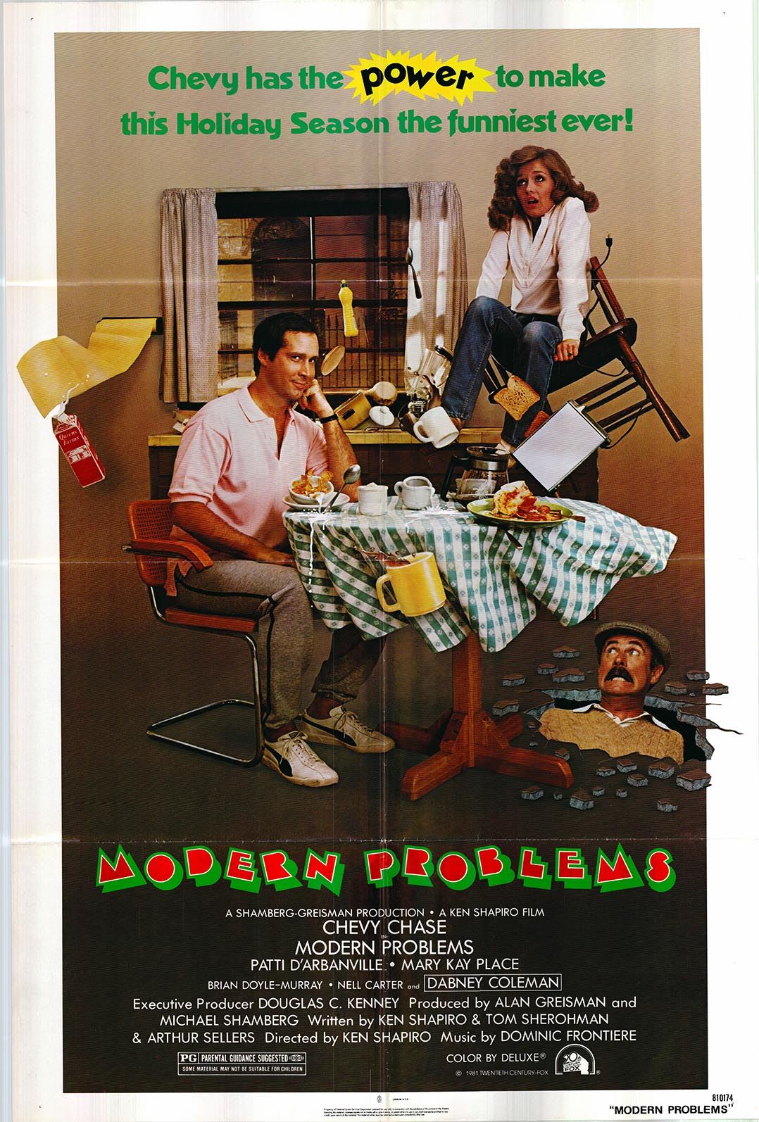 Modern Problems original 1981 vintage one sheet poster