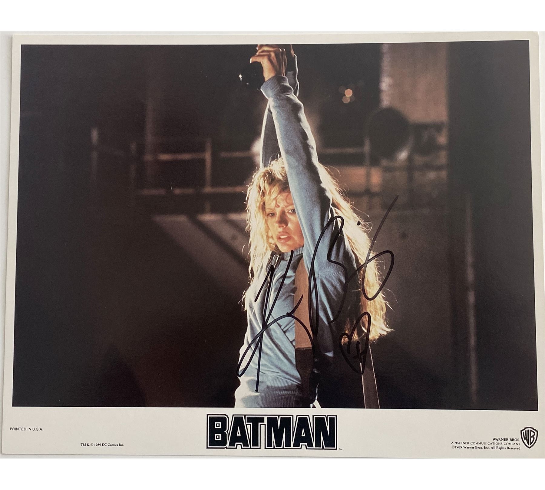 Batman Kim Basinger signed movie photo