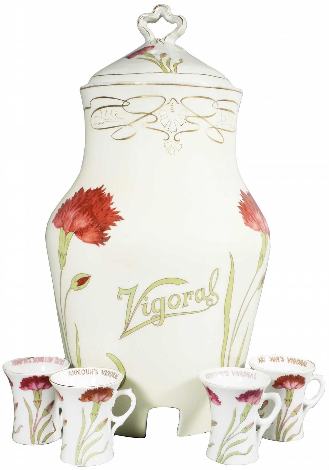 Armour's Vigoral Porcelain Beverage Dispenser