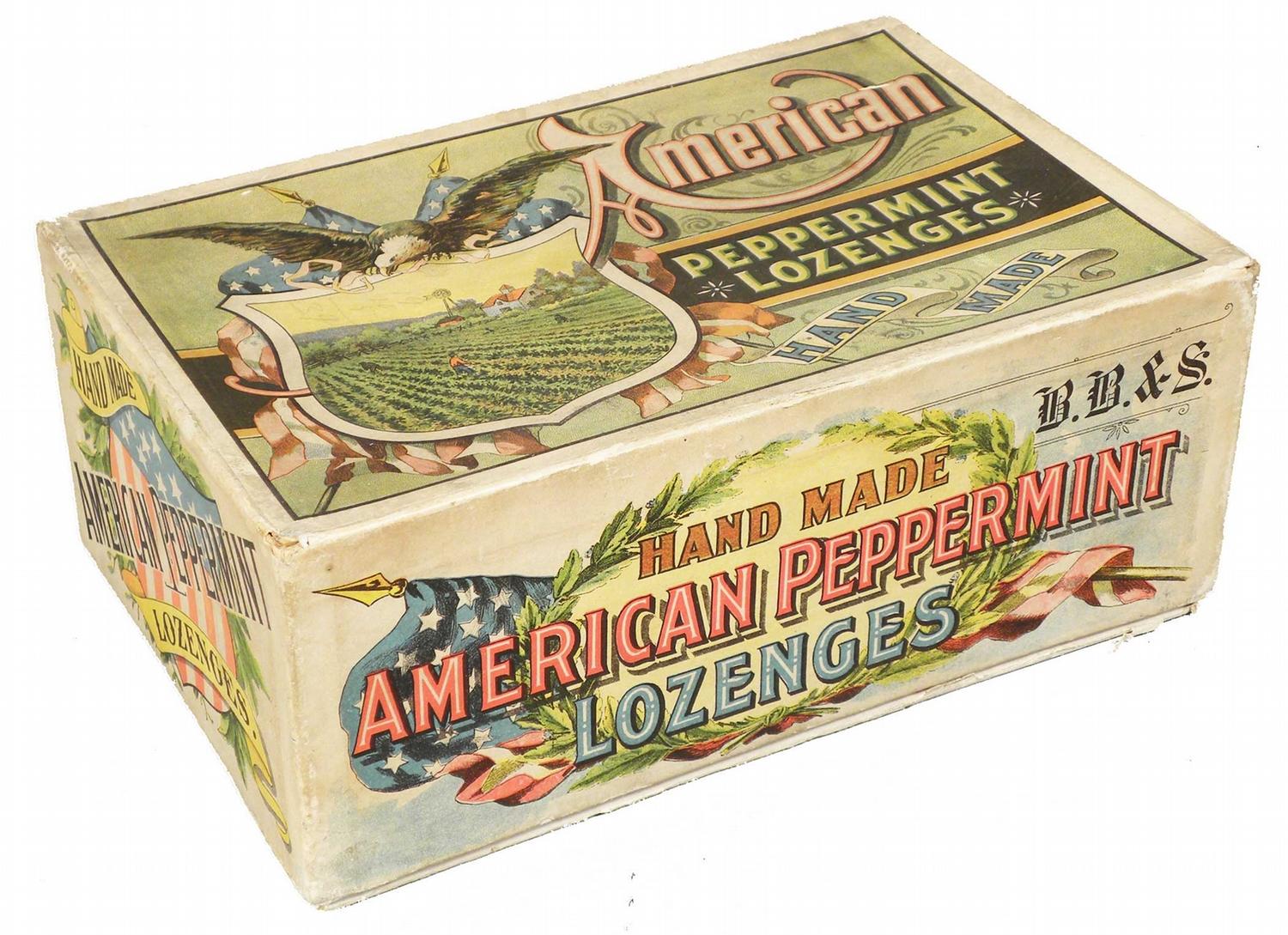 American Peppermint Lozenges Box