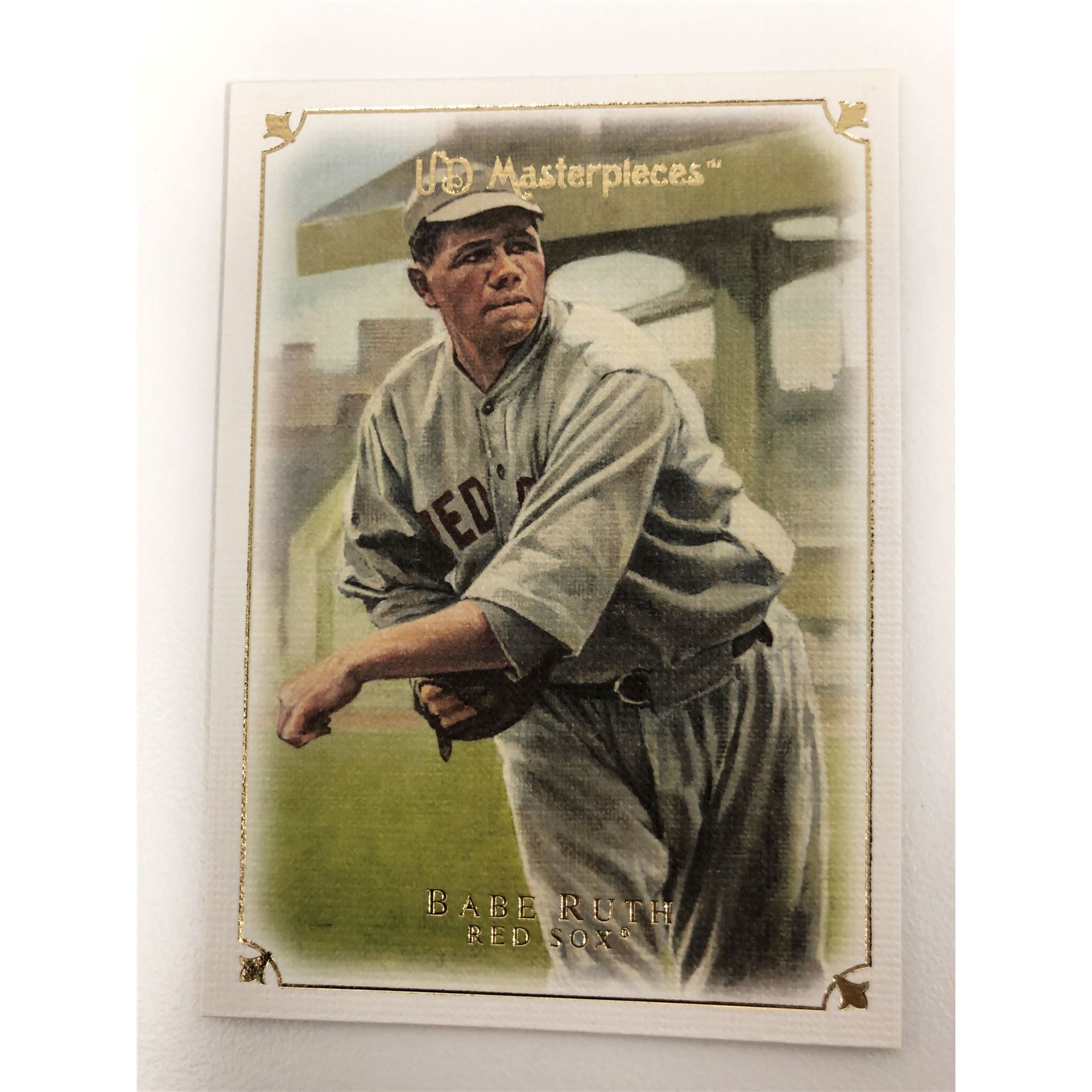 UD Masterpieces #22 Babe Ruth baseball card