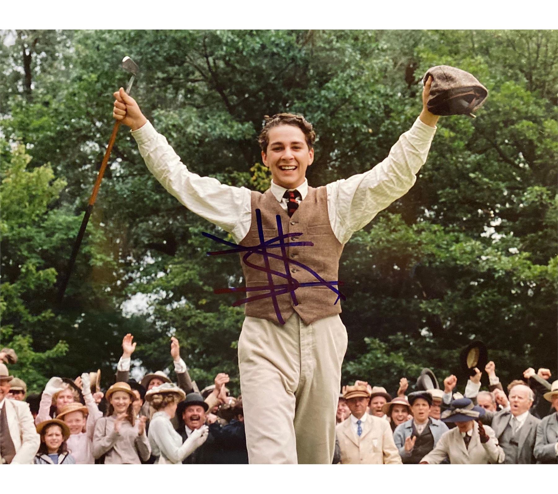 The Greatest Game Ever Played Shia LaBeouf signed movie photo