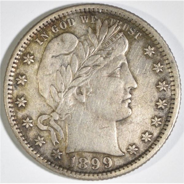 1899 BARBER QUARTER XF