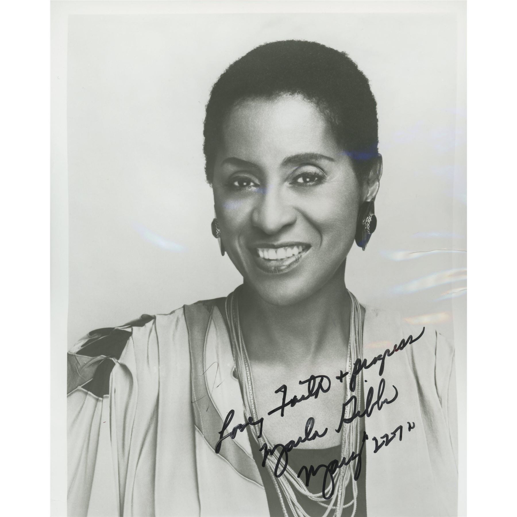 Marla Gibbs signed photo