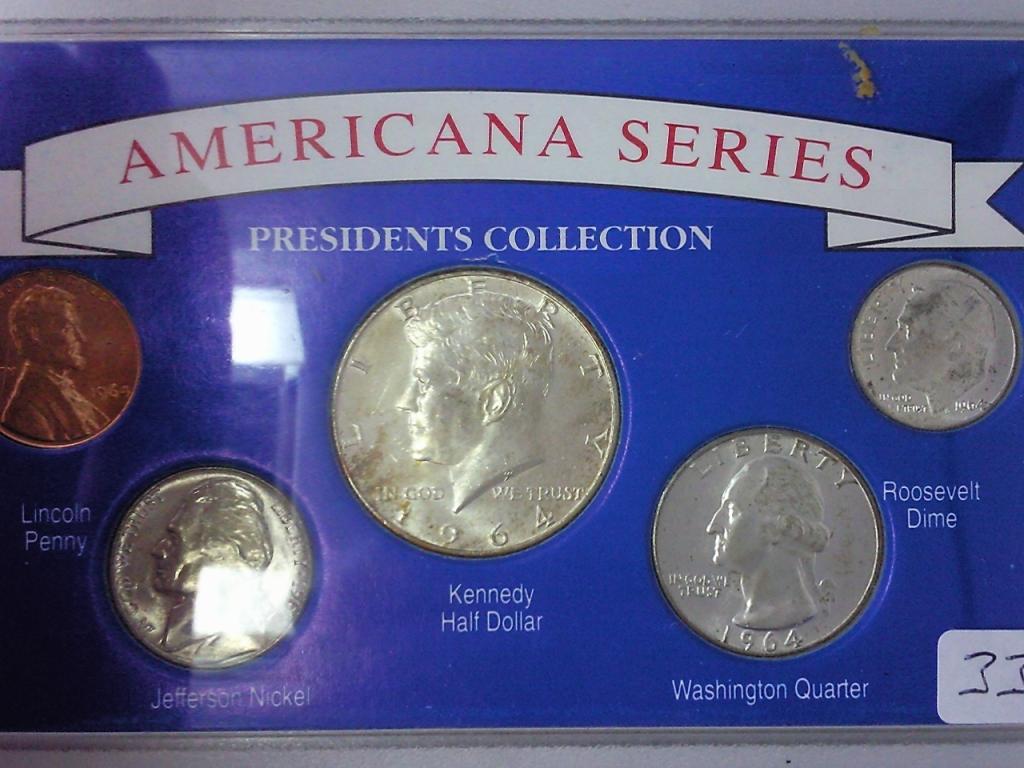 Americana Series Presidents Collection 1964 Silver Americana Series Presidents Collection 1964 Silver