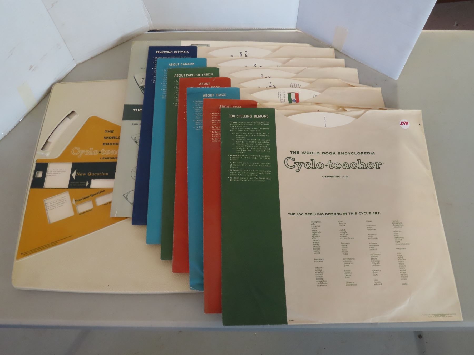 Vintage "The world book Encyclopedia" Cyclo -Teacher - Schmalz Auctions