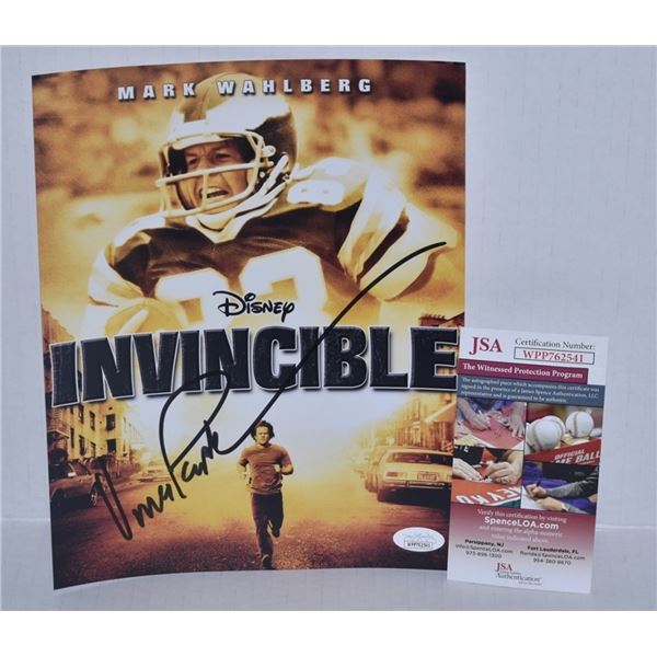 VINCE PAPALE SIGNED 8 X 10 PHOTO INVINCIBLE MOVIE