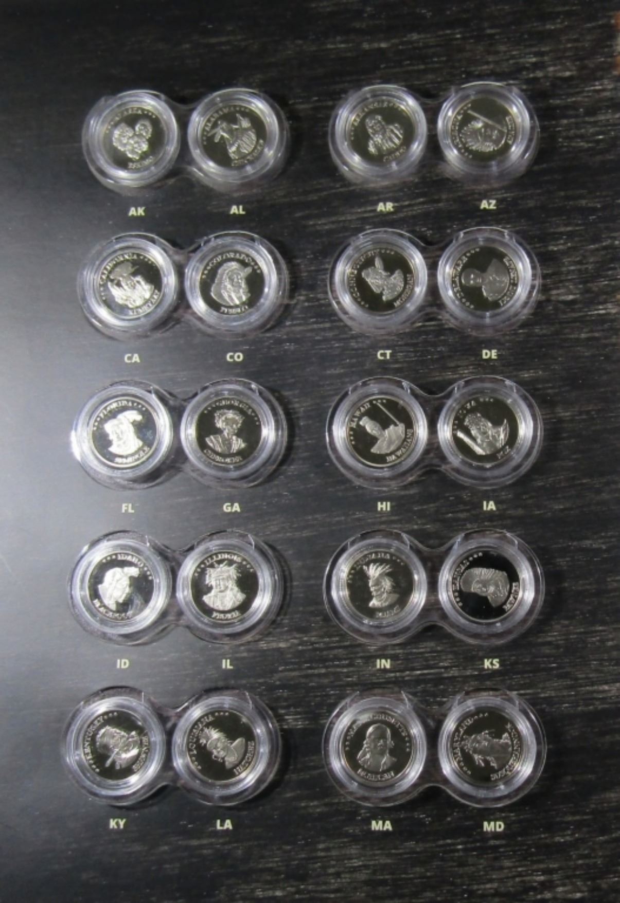 SET OF 50 "NATIVE AMERICAN QUARTERS"