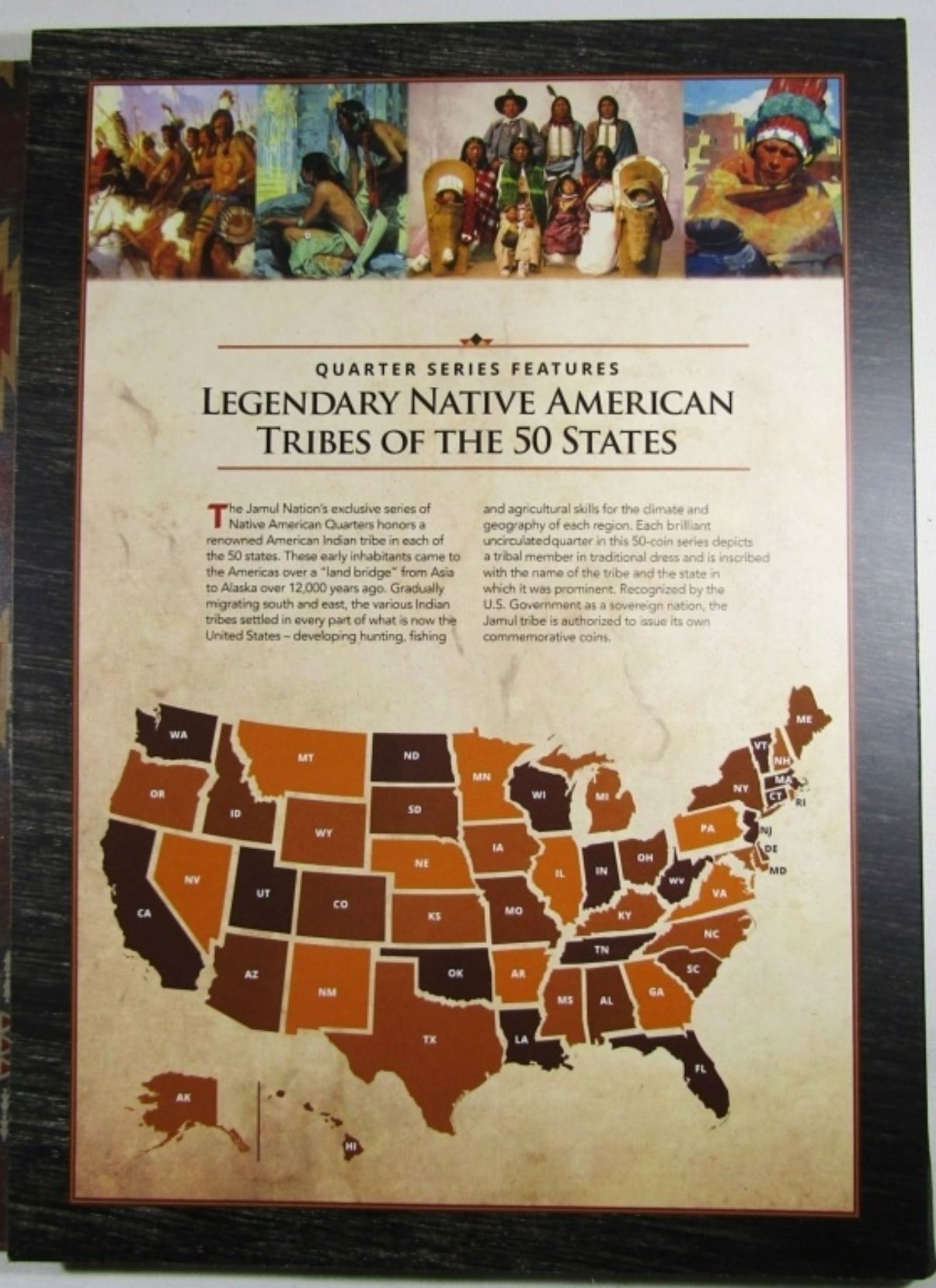 SET OF 50 "NATIVE AMERICAN QUARTERS"