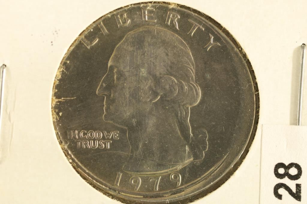 ERROR 1979 BROADSTRIKE WASHINGTON QUARTER BU